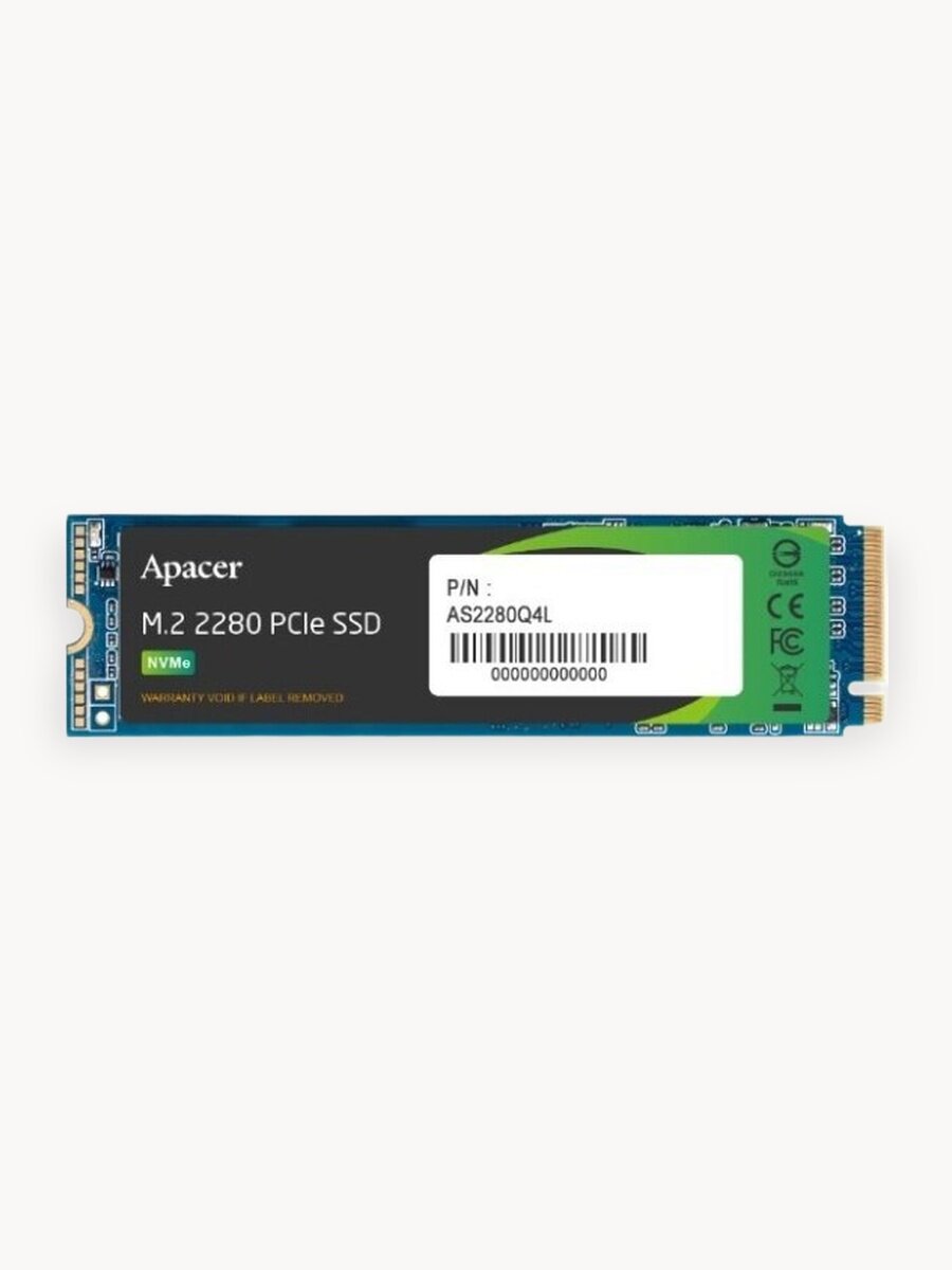 Накопитель SSD Apacer AS2280Q4L M.2 2280 256Gb PCIe Gen4x4 NVMe