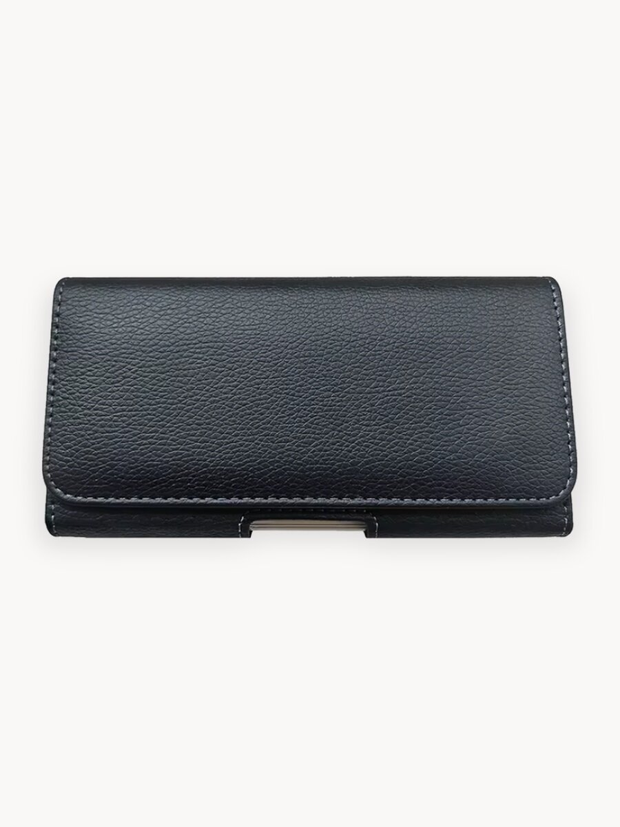 Чехол сумка кобура для телефона черный, размер 145 мм на 70 мм 4.5"на ремень универсальный