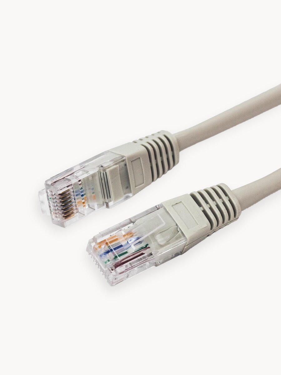 Кабель Ethernet патч-корд Filum кат. 6, 10м, серый, U/UTP, /FL-U6-10M/
