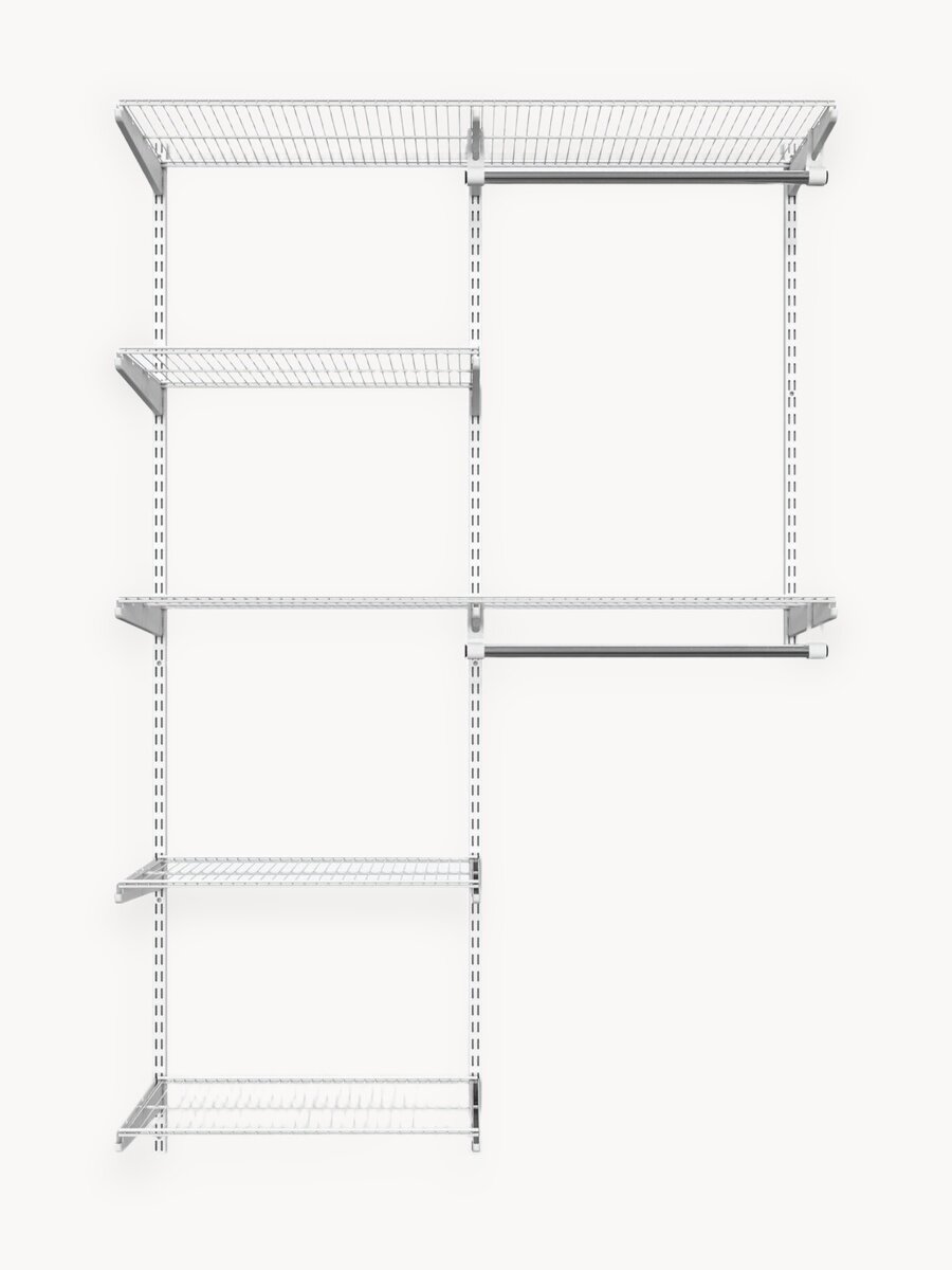 Гардеробная система хранения Volazzi Home, №15 белый, 94х35х192см