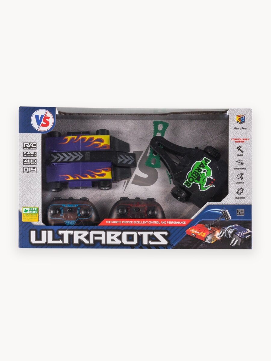 Набор Битва роботов Ультработы из двух роботов - машинок на пульте управления
