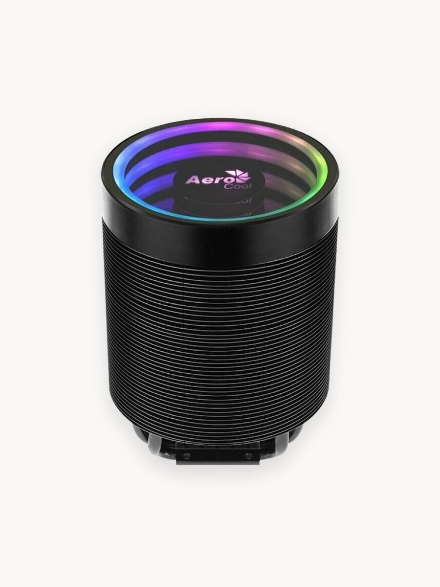 Кулер AeroCool "Mirage 5", для процессоров, ARGB-подсветка, 1 вентилятор, 5 трубок