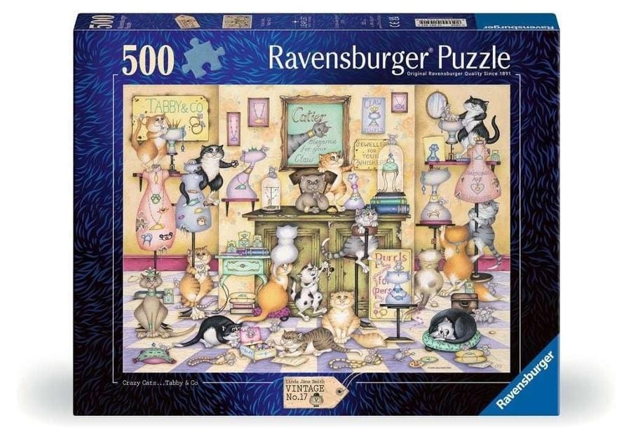 Пазл Ravensburger Сумасшедшие кошки, 500 элементов