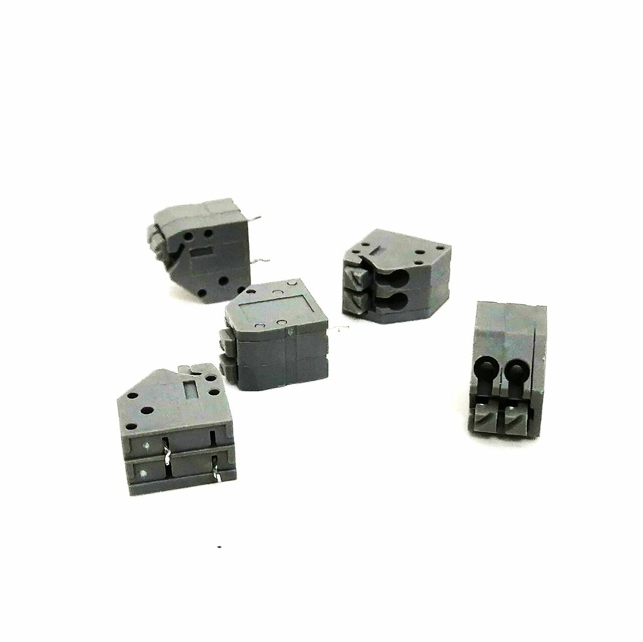 5шт Клеммник нажимной 2pin шаг 3,5мм DG250-3.5-02P-11-00AH сечение провода до 1.5 мм кв