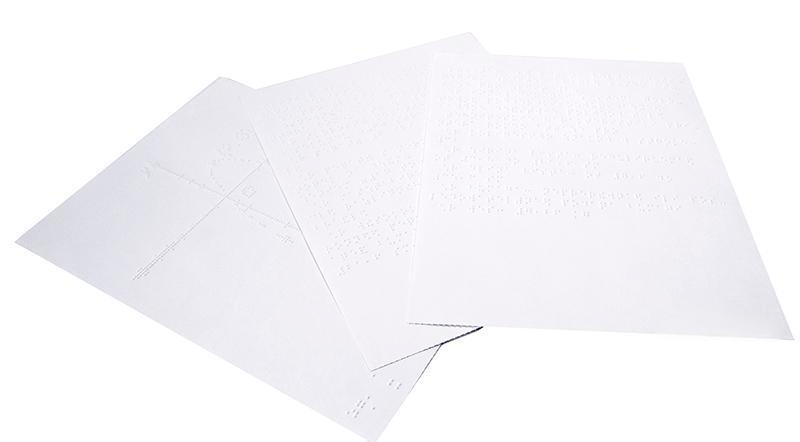 Бумага для печати и письма по Брайлю в формате А3, 250 листов, белый цвет