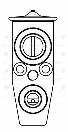 Клапан расш. кондиционера (ТРВ) Luzar LTRV 0595