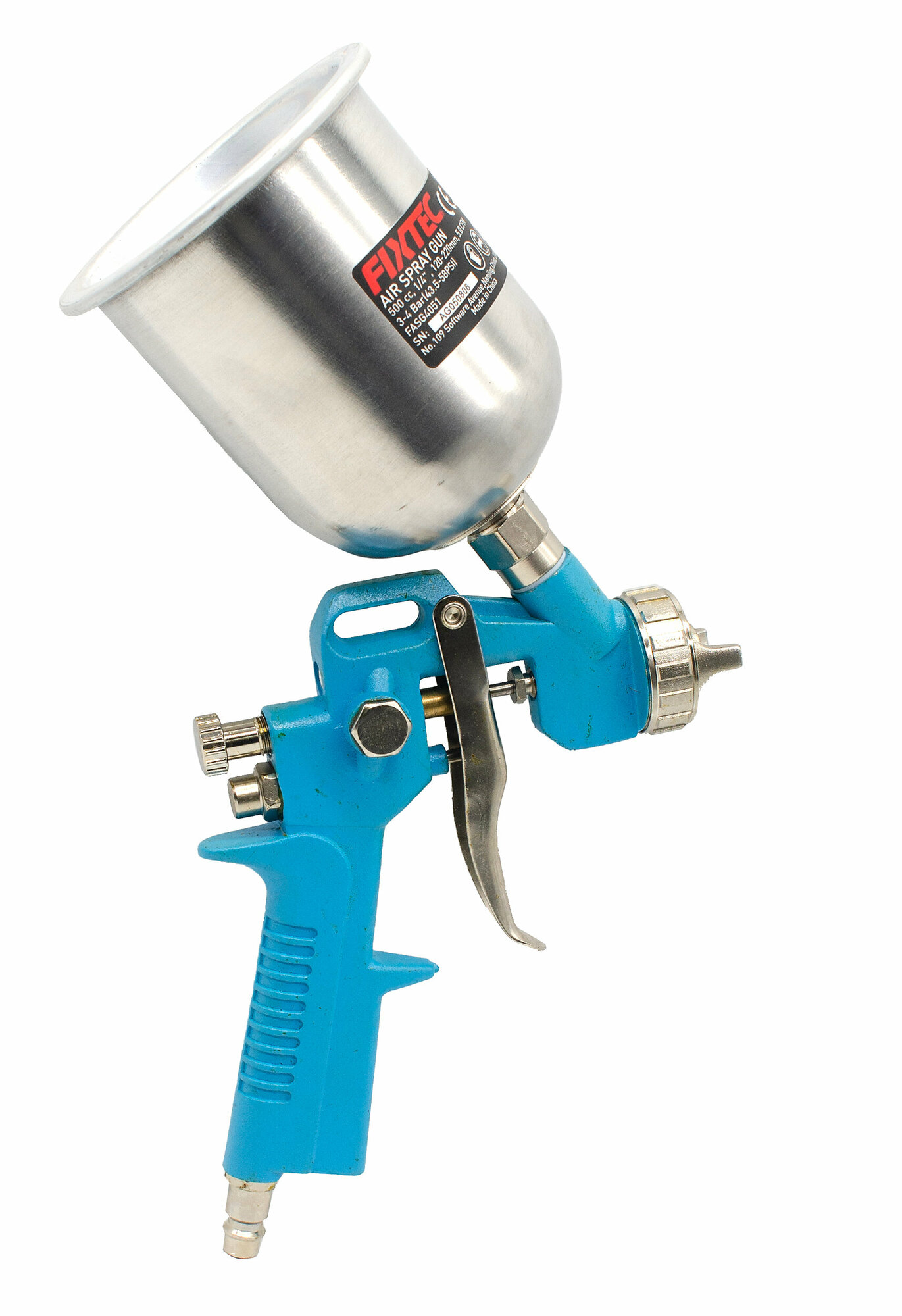 Краскопульт пневматический Fixtec FASG4051, верхний бачок,1,5 мм