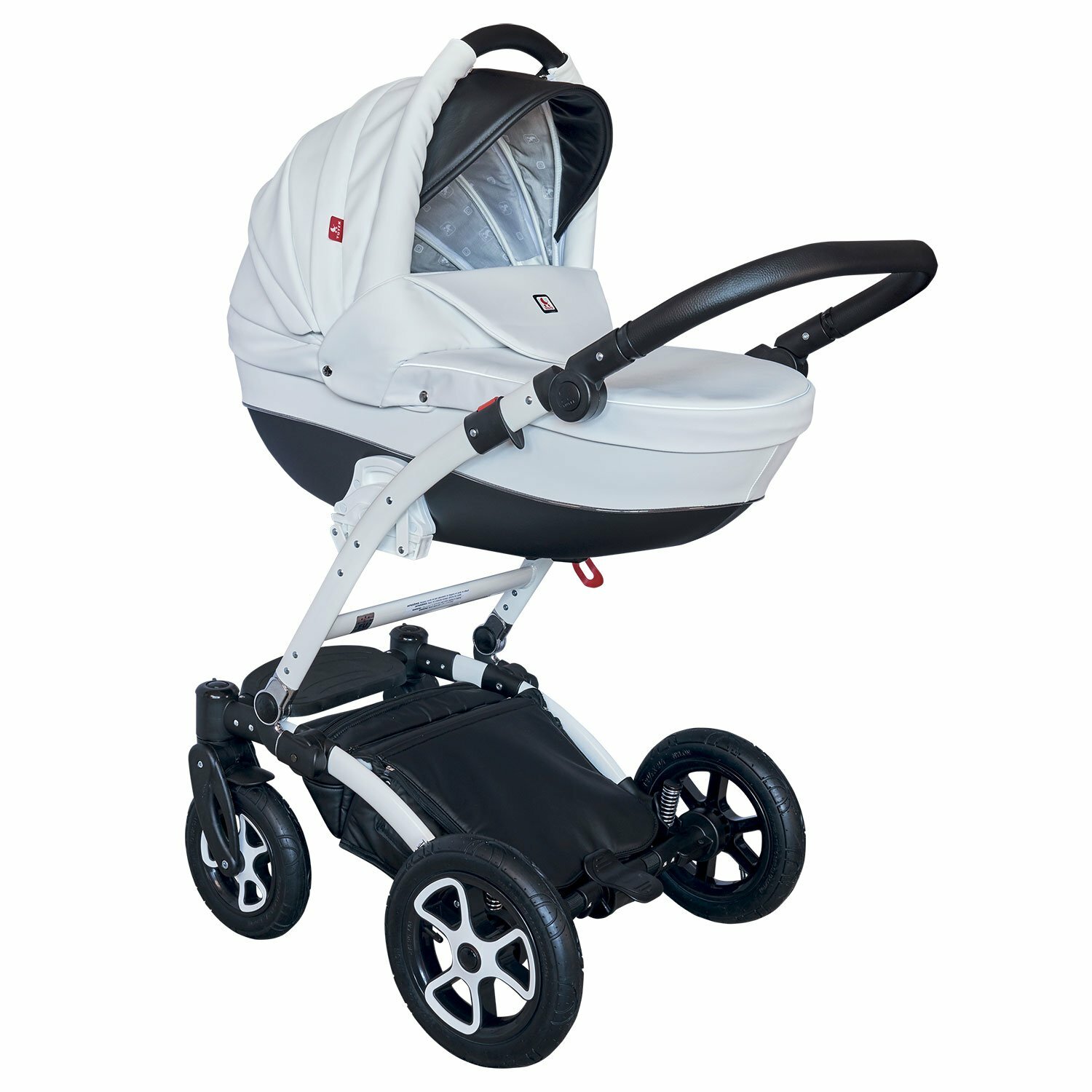 Детская коляска TUTEK TORERO ECO TO ECO13/B, 2 в 1, надувные колеса, черная