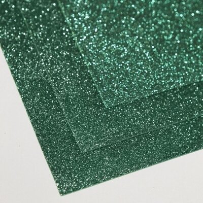 Фоамиран глиттерный 1,5мм Травяной размер 60x70см (3шт)