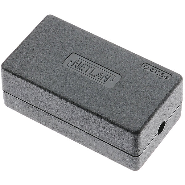 Соединитель EC-UCB-IDC-UD2-BK-10 компьютерный IDC-IDC 8 контактов 5-ой категории черный (Netlan) (3 шт. в комплекте)