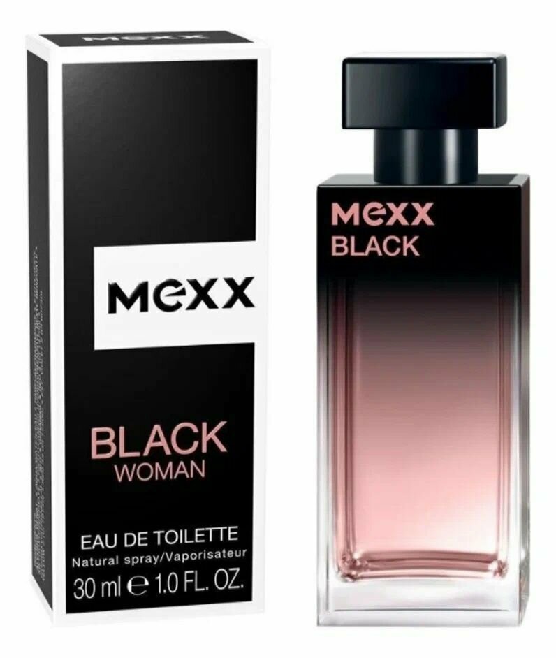 Туалетная вода MEXX "Black Woman", женская, восточные ноты, 30мл