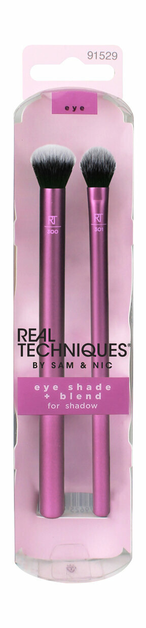 REAL TECHNIQUES Набор кистей для макияжа глаз Real Techniques Eye Shade + Blend