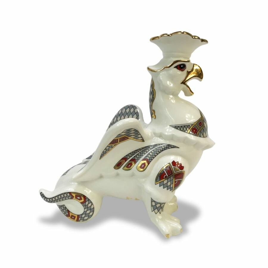 Статуэтка фарфоровая Дракон зилант повелитель змей