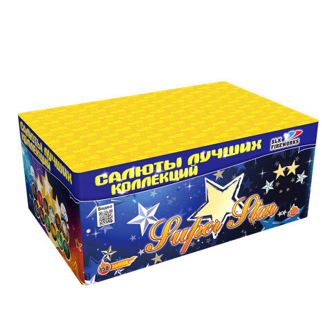 Салют CL 059 SUPER STAR 150 залпов, 1.2 дюйма