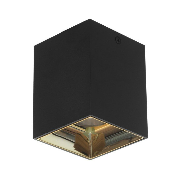 Светильник «Кубик» LED 4000К 10 Вт DIM220 черный золото 7.5×7.5×9.5 см