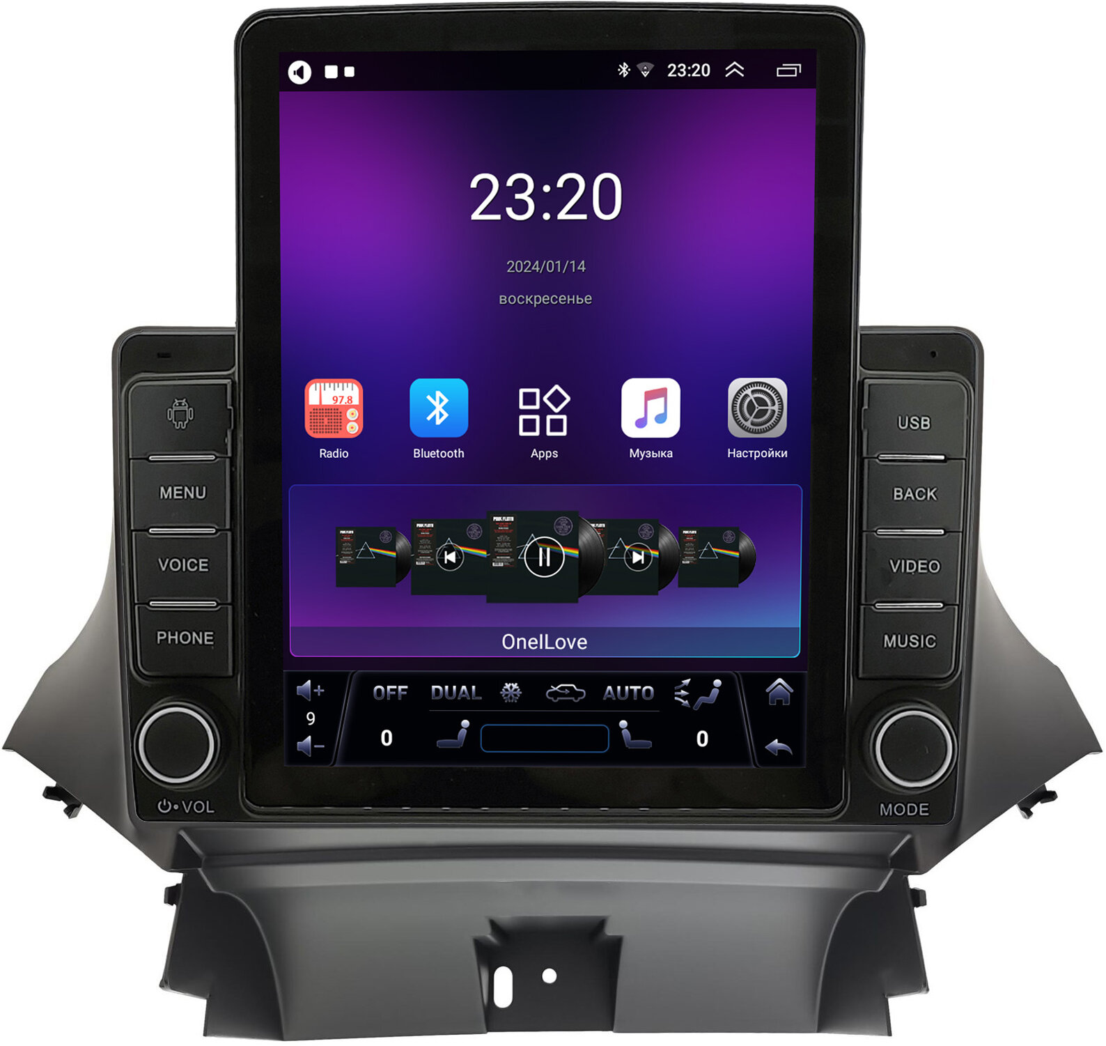 Штатная магнитола Chevrolet Orlando 2010-2018 Canbox GTR095-9-6844 на Android 10 (QLed, 4/64, DSP, CarPlay)