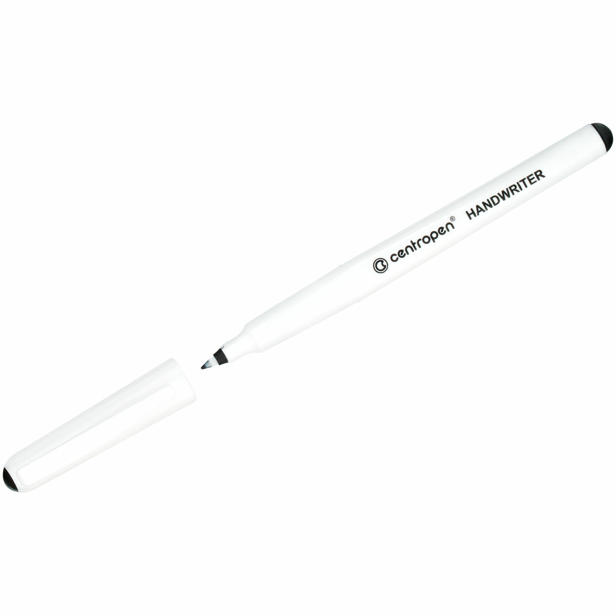 Комплект 140 шт, Ручка капиллярная Centropen "Handwriter 4651" черная, 0.5мм, трехгранная