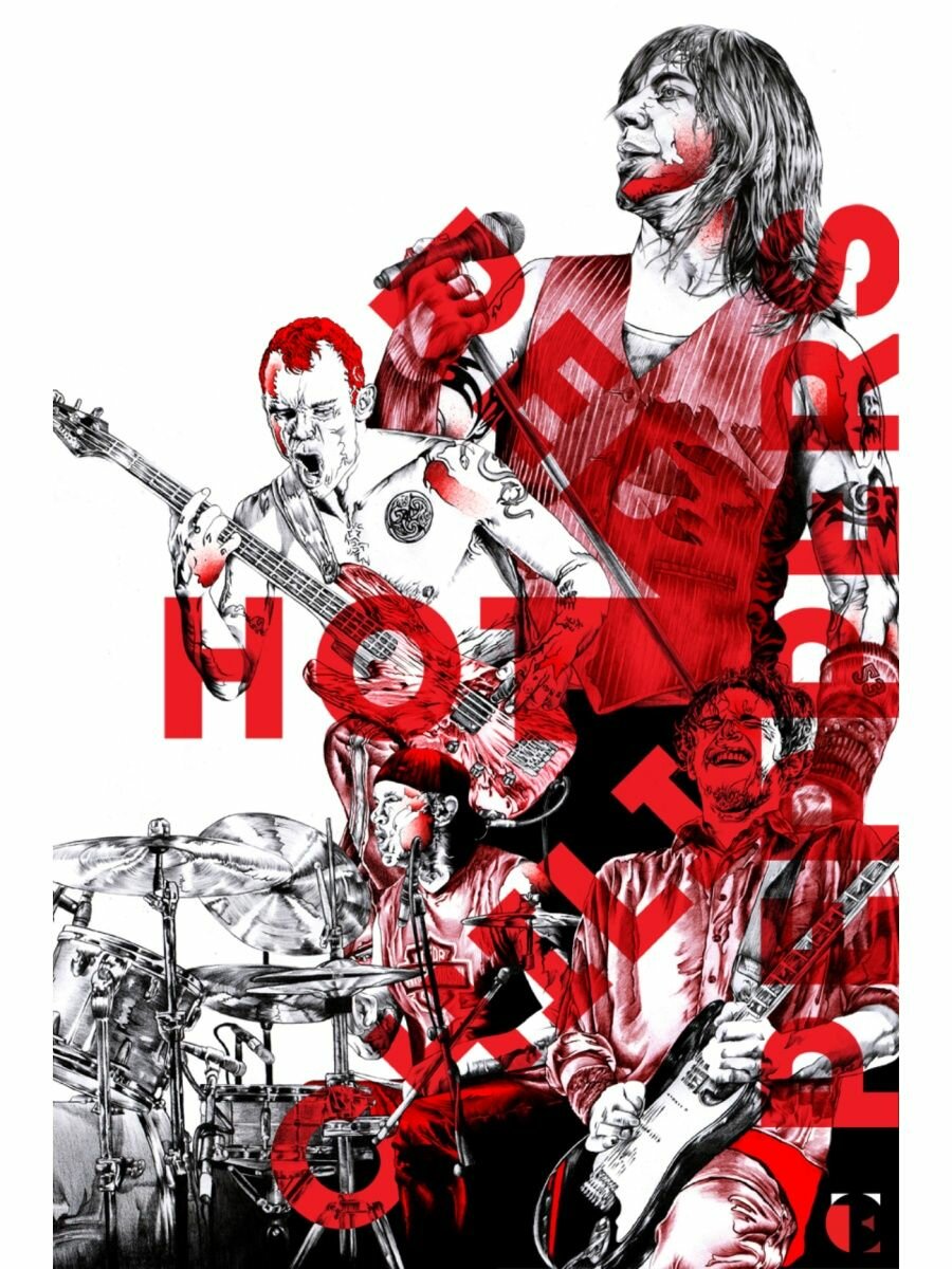 Постер "Red Hot Chili Peppers. Punk rock"