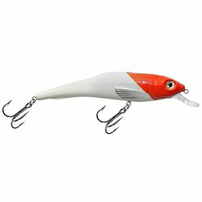 Воблер для рыбалки AQUA танцор 100mm, вес - 18,0g, цвет 016 (red head), 1 штука