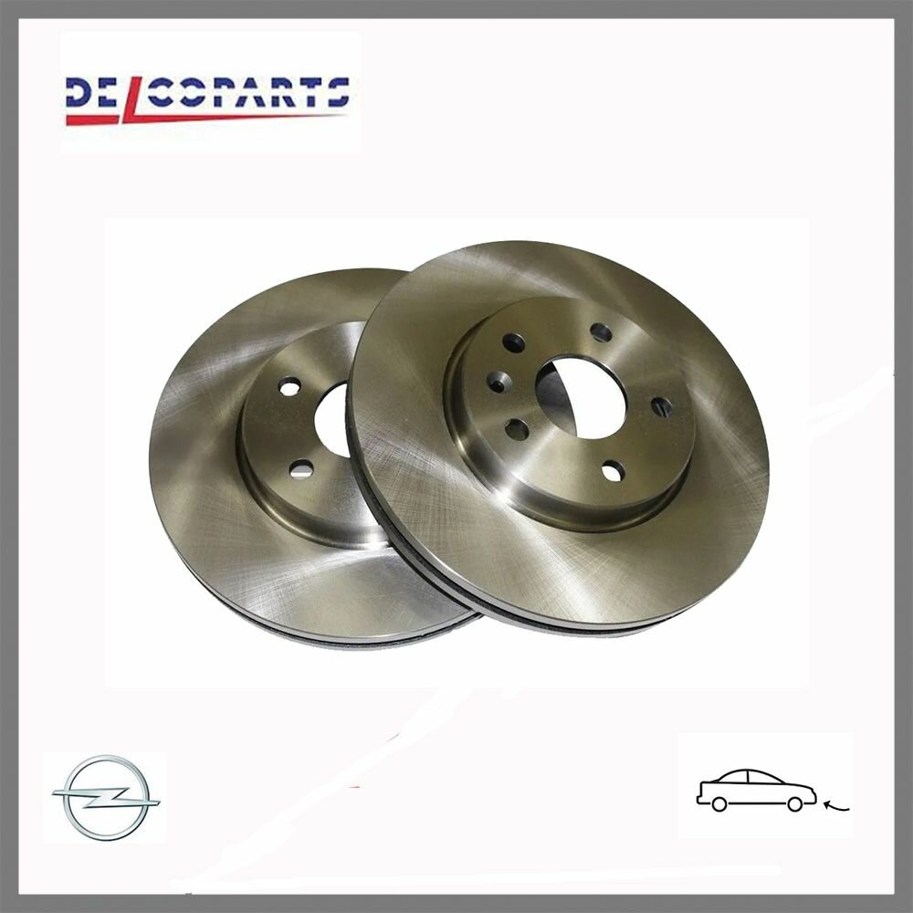 Диск тормозной передний DelcoParts 19372223 для а/м OPEL ASTRA G-H/ZAFIRA A-B