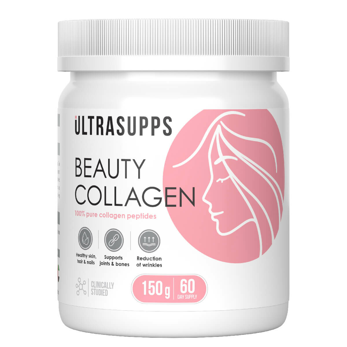 Бьюти коллаген пептиды, 150 г, Ultrasupps