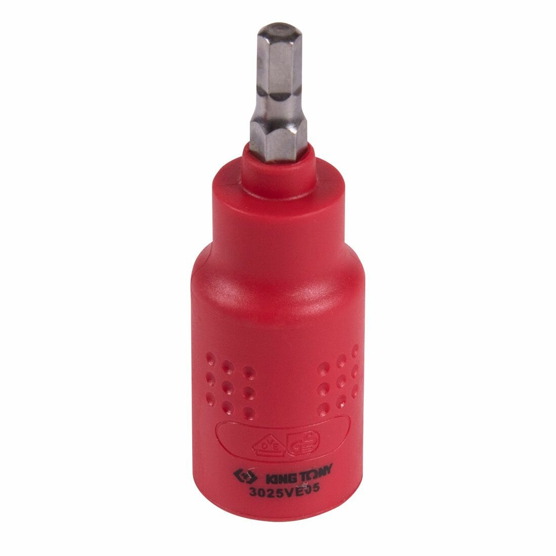 KING TONY Насадка (бита) торцевая диэлектрическая 3/8", HEX, 5 мм, L 65 мм 3025VE05