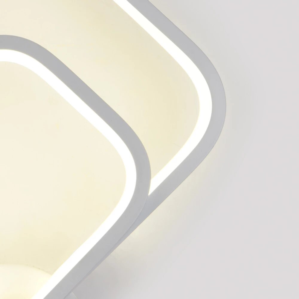 Настенный светодиодный светильник с выключателем FL420 WH белый LED 4200K 20W 280*220*80