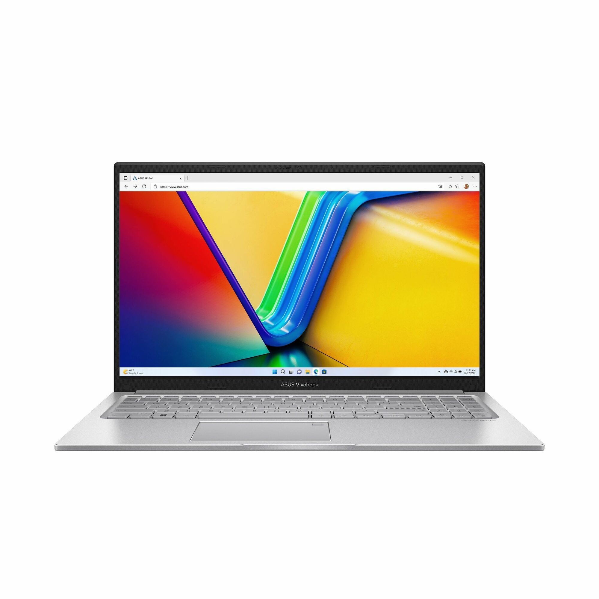 ASUS Vivobook 15 X1504ZA-BQ825 15.6" (1920x1080) IPS Ноутбук 15.6", Intel Core i3-1215U, RAM 8 ГБ, SSD 512 ГБ, Intel UHD Graphics, Без системы, (90NB1022-M015X0), серебристый, Русская раскладка