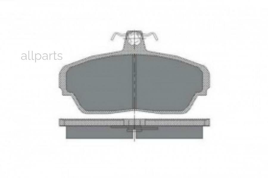 SCT GERMANY SP187 Колодки передние для ГАЗ-3110, 3302 SCT SP187