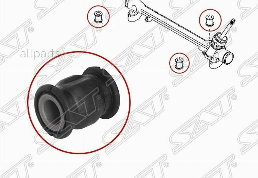 SAT ST-KD31-32-123B Сайлентблок рулевой рейки Mazda 3 13-19 / 6 12-