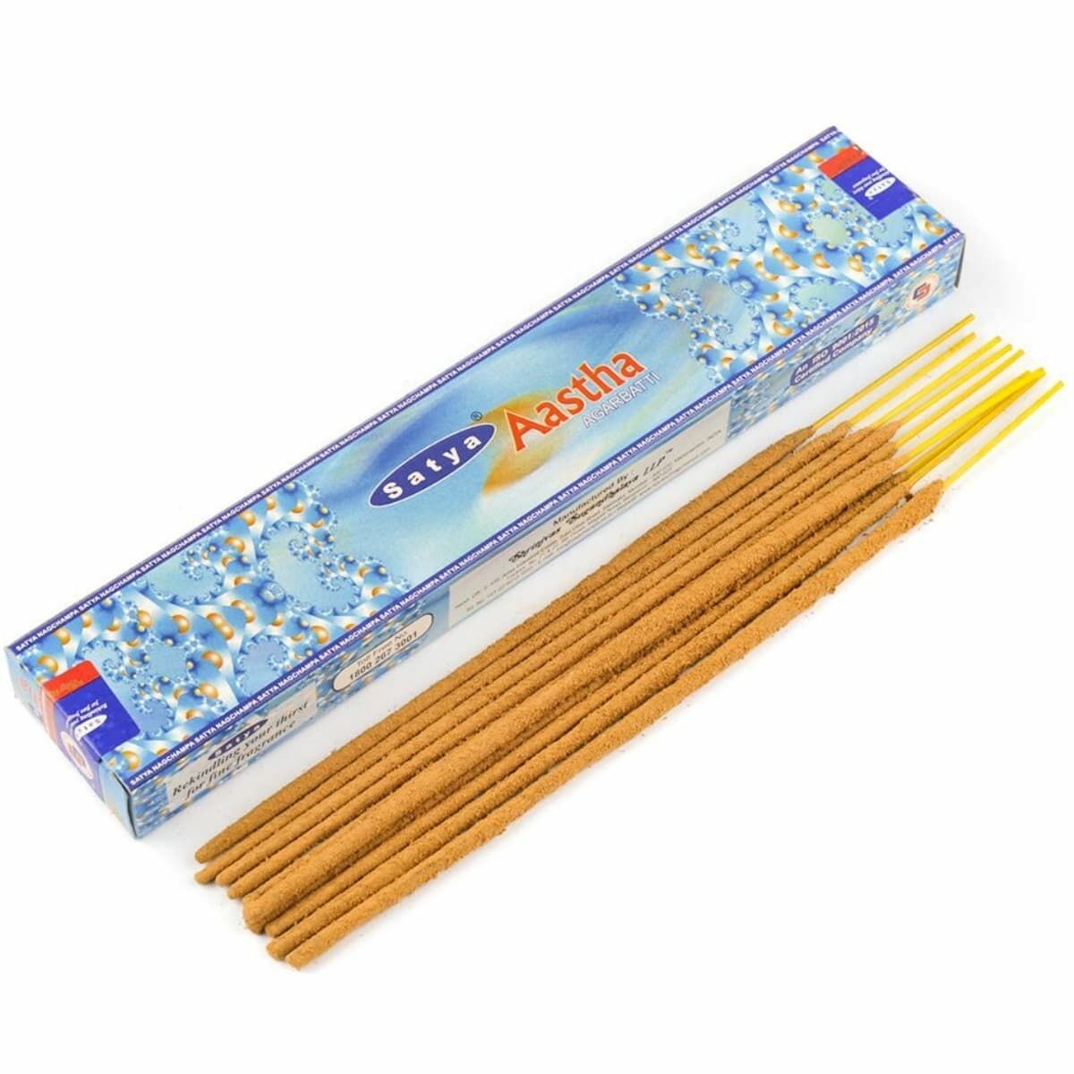 Ароматические палочки Satya Aastha / Благовония Сатья Ааштха, 12 штук