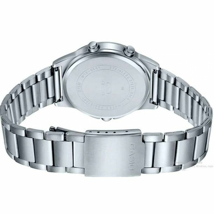 Наручные часы CASIO, зеленый, серебряный — фото 1