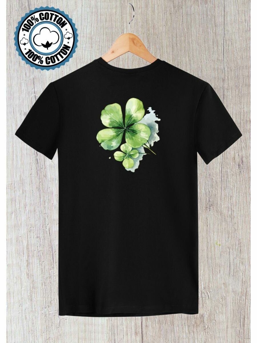 Футболка клевер удача оберег