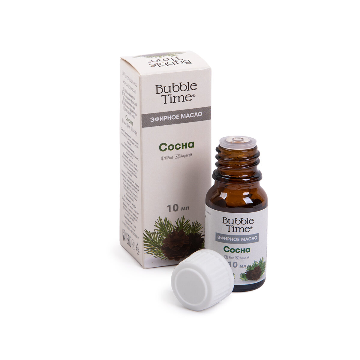 СоснаBUBBLE TIME Эфирное масло EFIR-0610-HI09 10 мл сосновая композиция ароматерапия