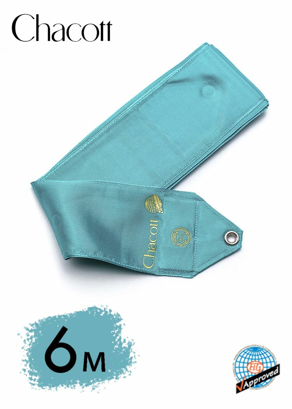 Лента CHACOTT однотонная 6м. 034-Мята FIG