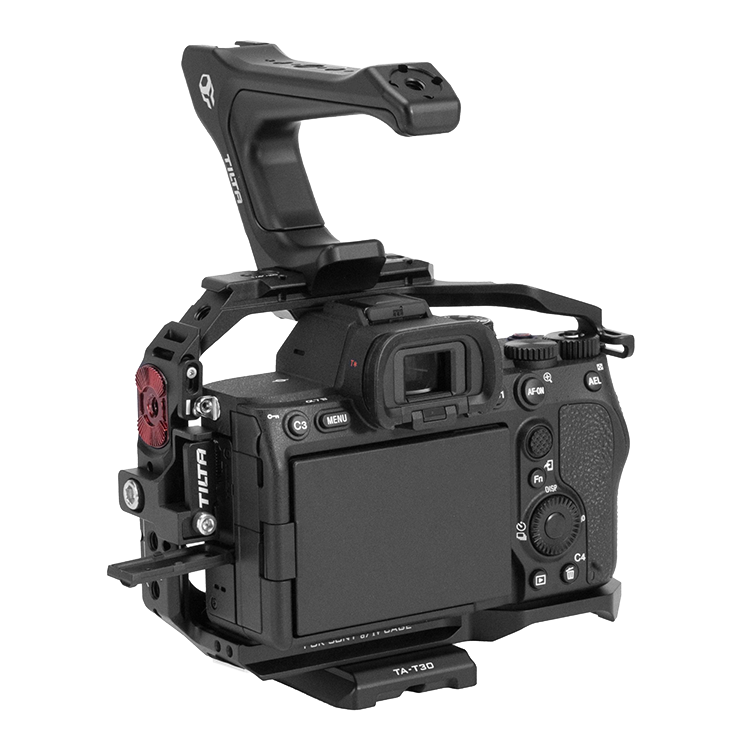 Клетка Tilta Basic Kit для Sony a7 IV Чёрная, быстросъёмная площадка, алюминий — фото 1