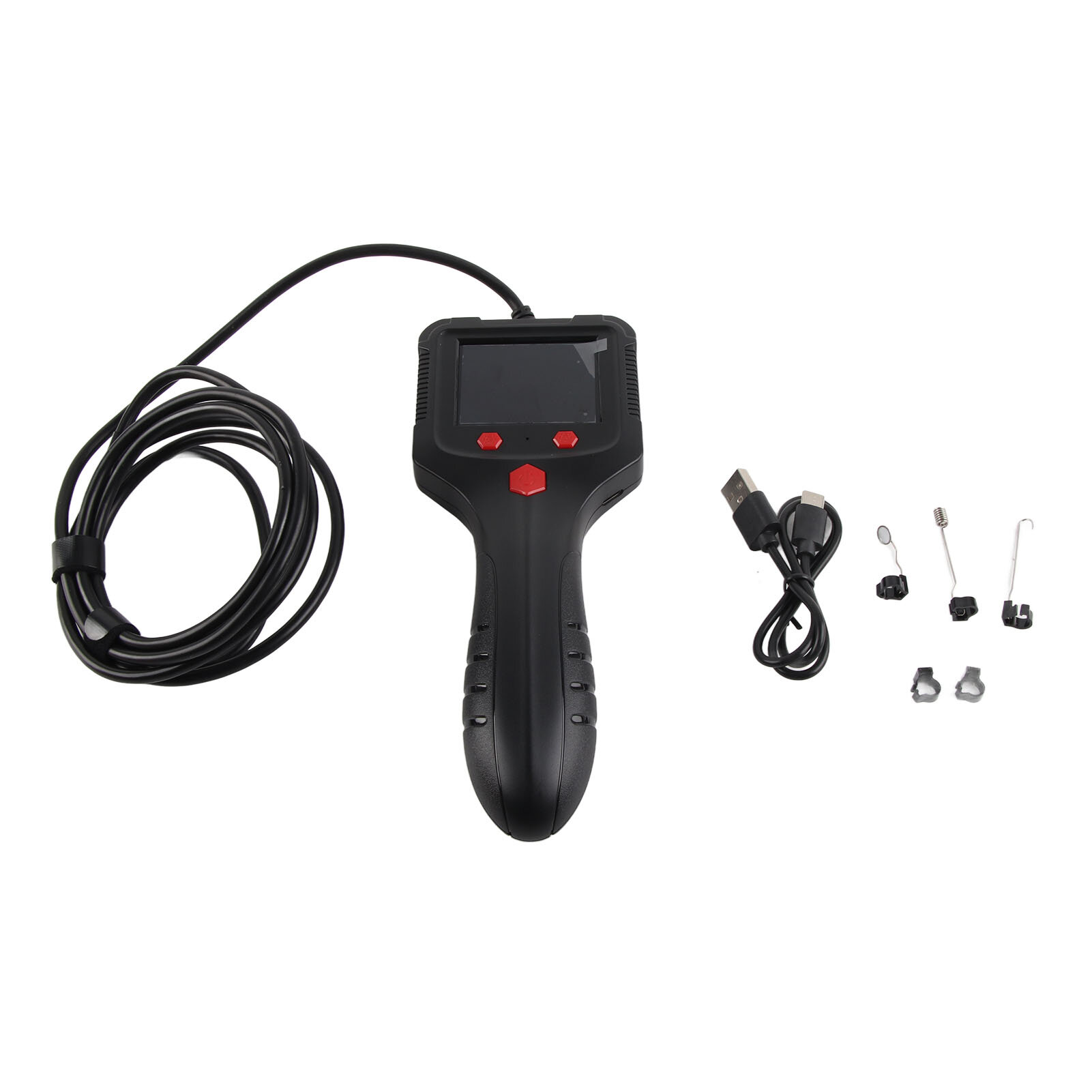 Промышленный эндоскоп 2.4IN HD Экранной ручной работы с корпусом ABS Borescope Camera для заводского кабеля 6.6 -футов