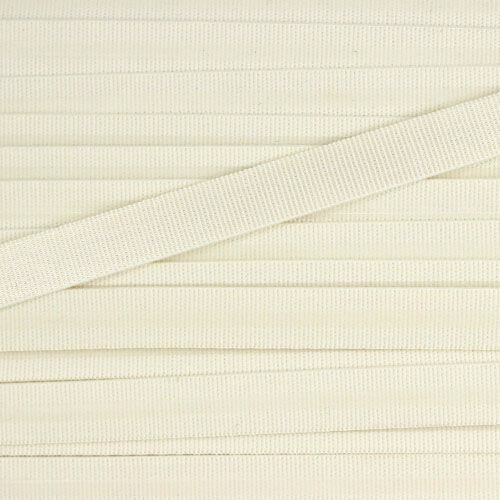 Резинка для бюстгальтера с силиконом/1см.*11 м. №1001 молочный