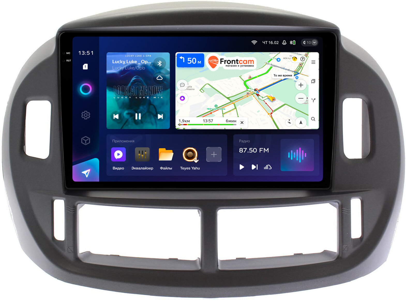 Штатная магнитола Teyes CC3 2K 4/64 9.5" RM-9300 Toyota Estima 2 2000-2006 (правый руль) Android 10 (4G-SIM, DSP, QLed)