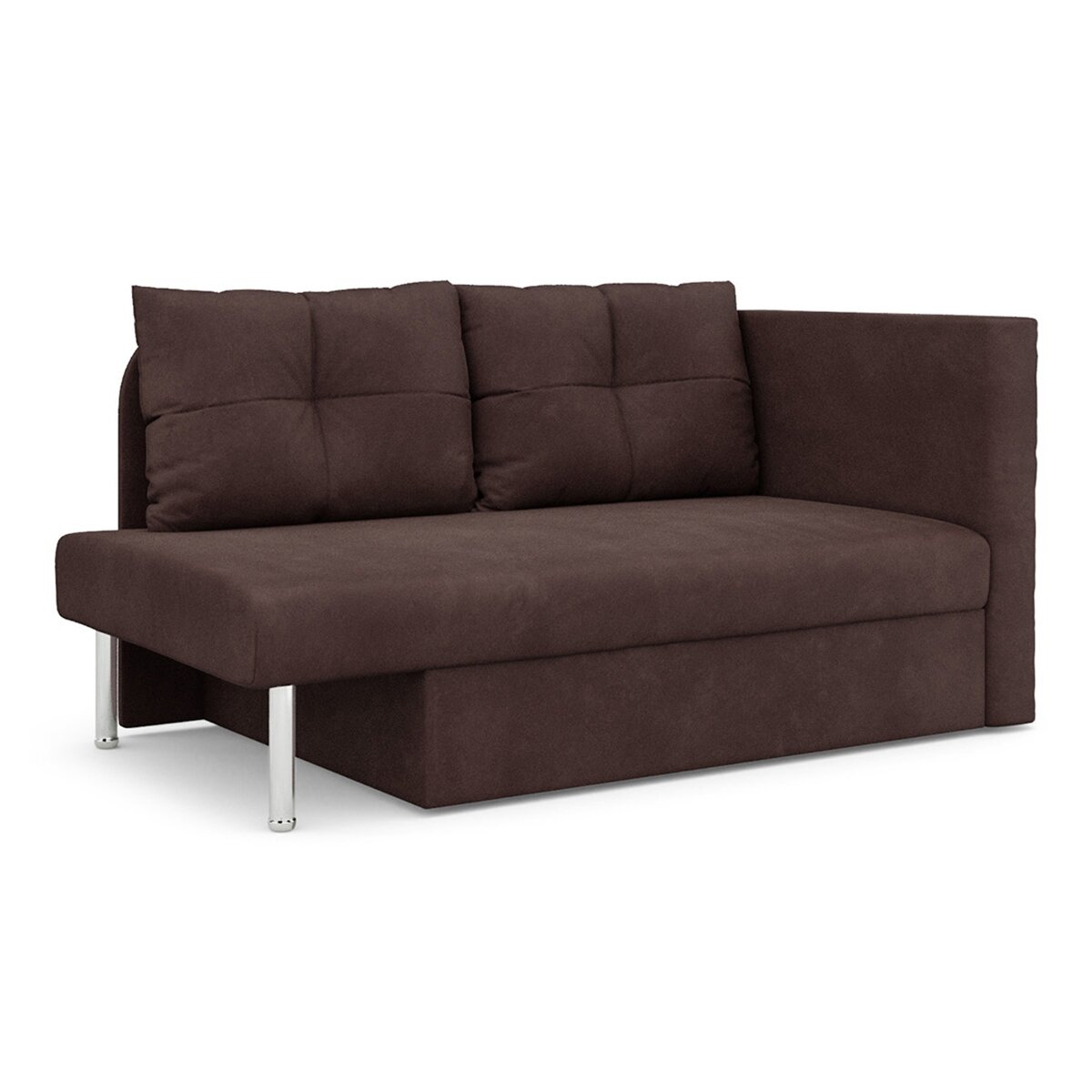 Детский диван Сток Диванов Томас, коричневый велюр, механизм тахта