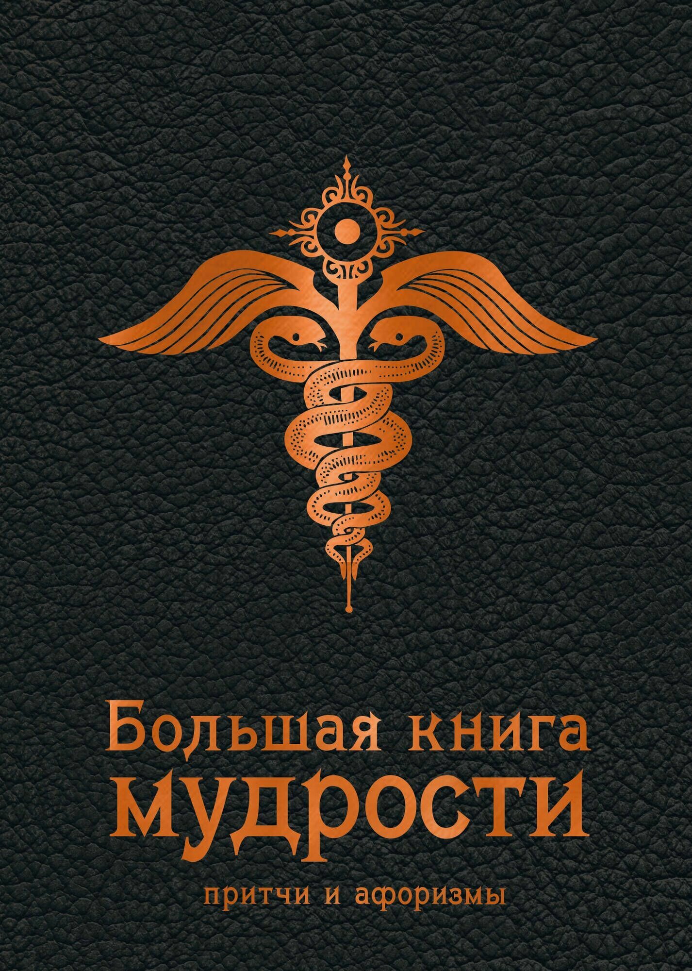 Большая книга мудрости: притчи и афоризмы (черная)