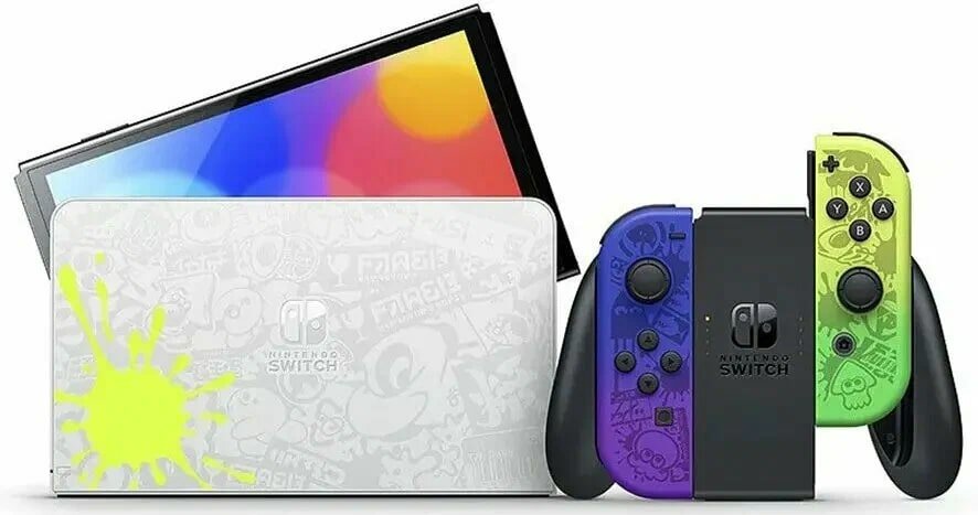 Игровая консоль Nintendo Switch OLED, Splatoon