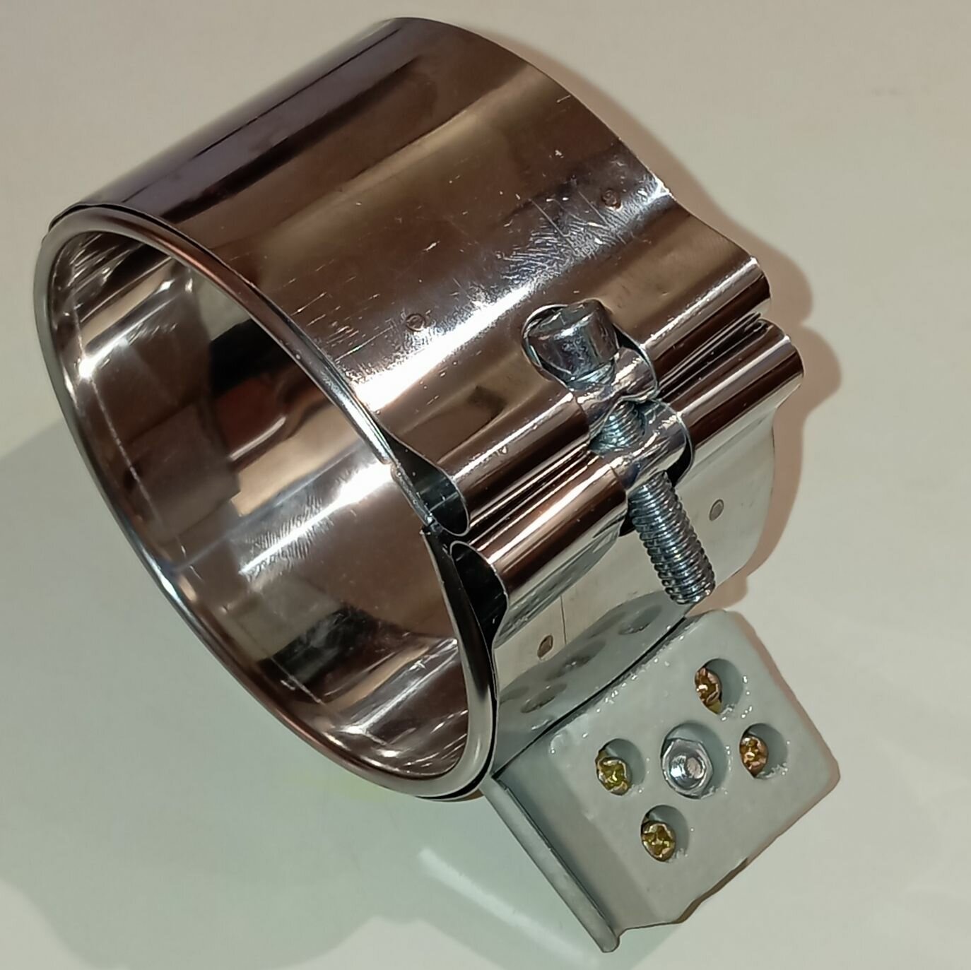 ТЭН 80 мм х 50 мм хомутовый, 220В, 350 Вт. ТЭН кольцевой.