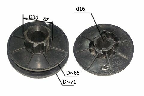 Храповик стартера для бензокосы / триммера HomeLite F2020