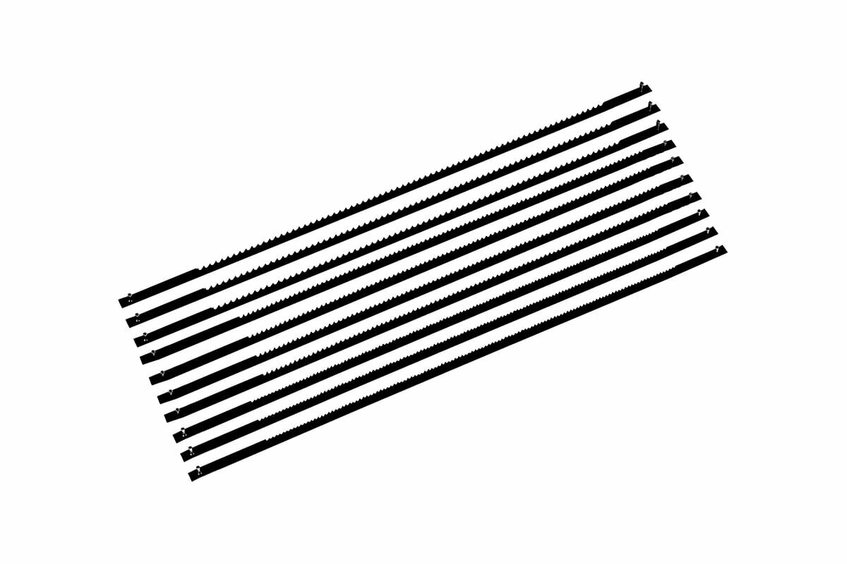 Кобальт Полотна для лобзика по дереву, 170 мм, упаковка 10 шт, блистер 917-629