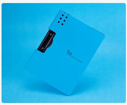 Горизонтальная папка Fizz формата А4 Light Blue