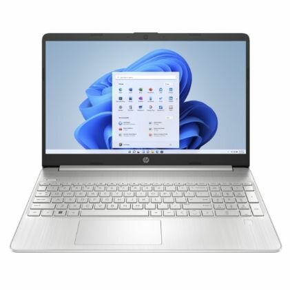 15,6" Ноутбук HP 15-DY5131WM (8R0M1UA) серебристый - 1920x1080, IPS, Intel Core i3-1215U, ядра: 6 x 1,2 ГГц, 8 ГБ, SSD 256 ГБ, Intel UHD Graphics, Windows 11 Home