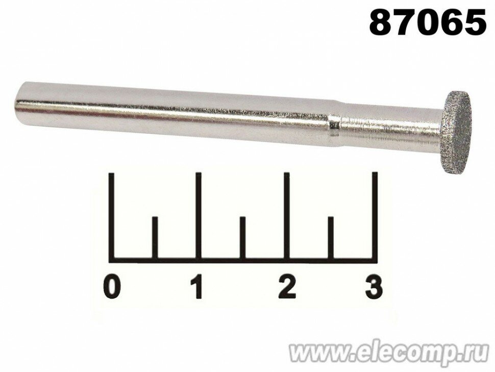 Бор-фреза диск 6*10мм алмазный