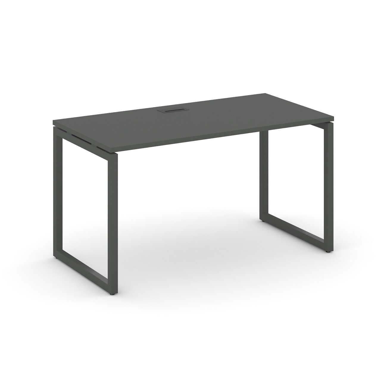 Стол письменный О-образный м / к (сечение 40х40) Style Project Riva SN-4O. SP-012 Антрацит NEW / Антрацит мет. 1180*700*750