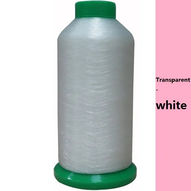 Tepoztec Невидимая Швейная Нить из Нейлона для 0.12MM 6100 Meters, Белый, white (transparent)